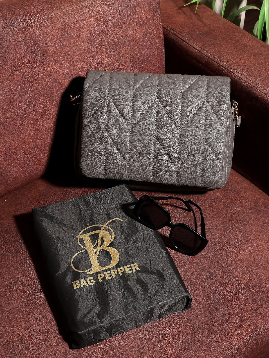 Buy Bag Pepper Textured Structured Sling Bag - Handbags for Women ...