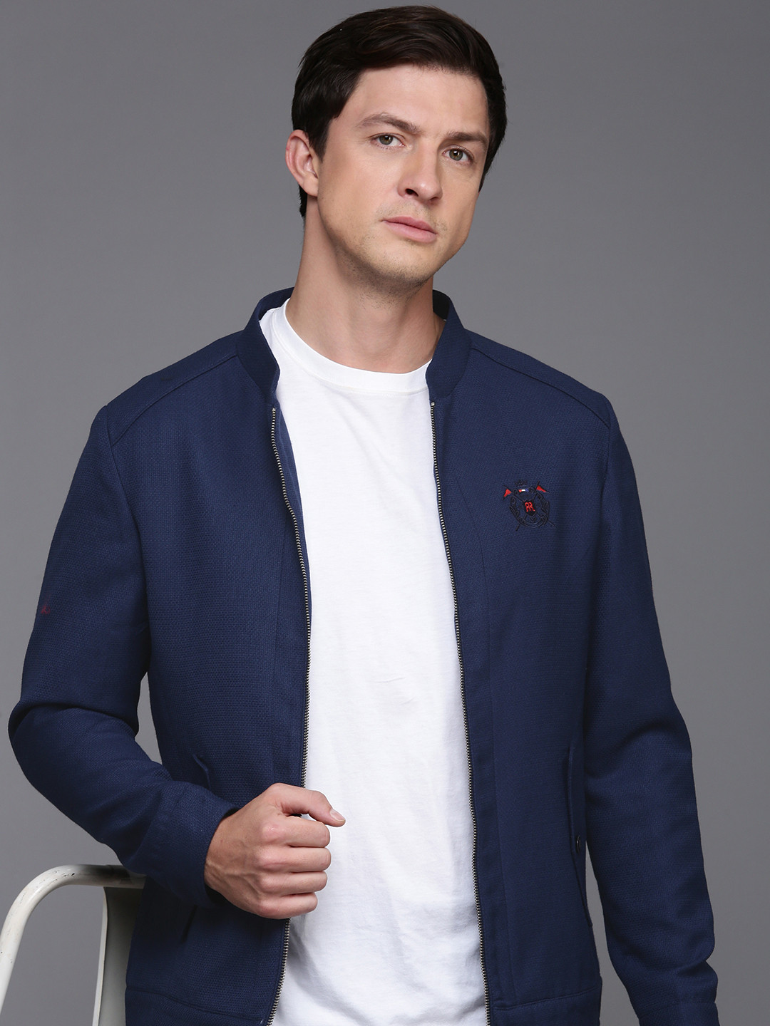 Buy Raymond Mandarin Collar Tailored Jacket - Jackets for Men 26700438 ...
