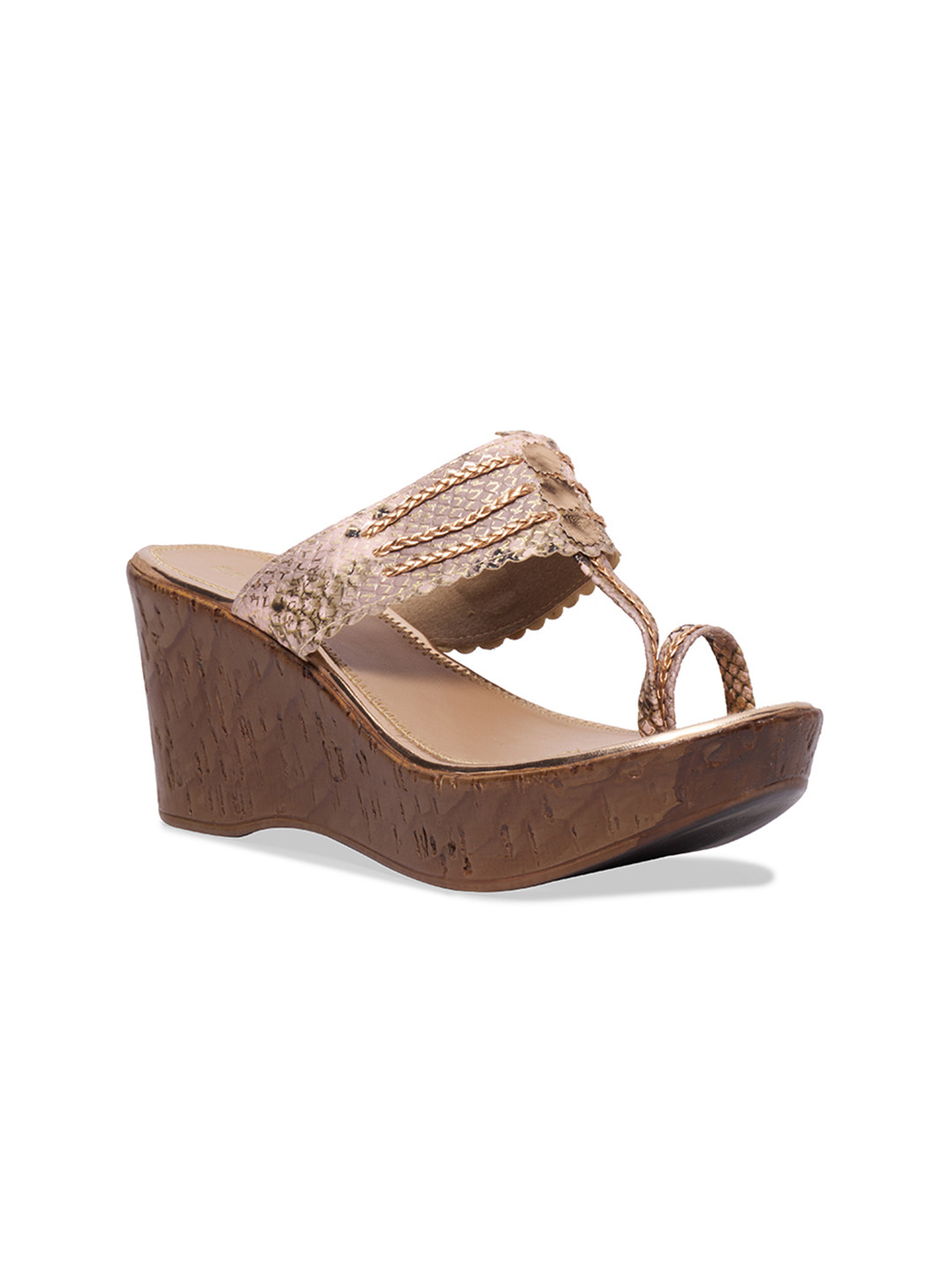 Buy ERIDANI Embellished Open Toe Wedge Heels - Heels for Women 26703064 ...