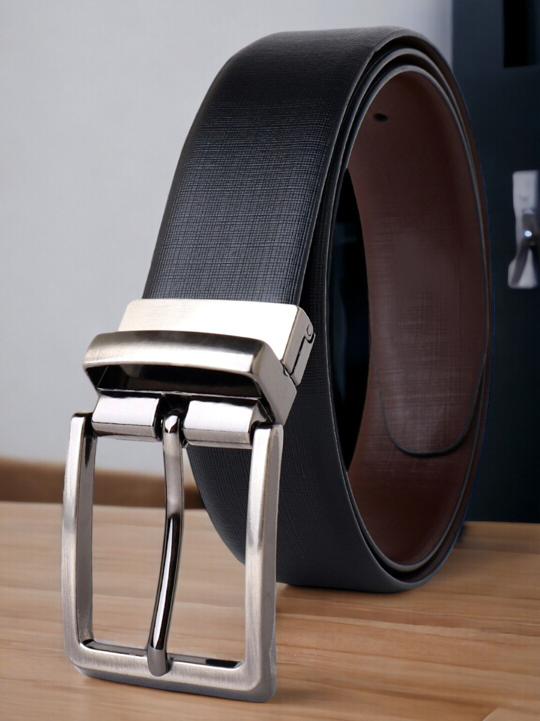 Buy Roadster Men Textured Push Pin Belts - Belts for Men 26704244 | Myntra