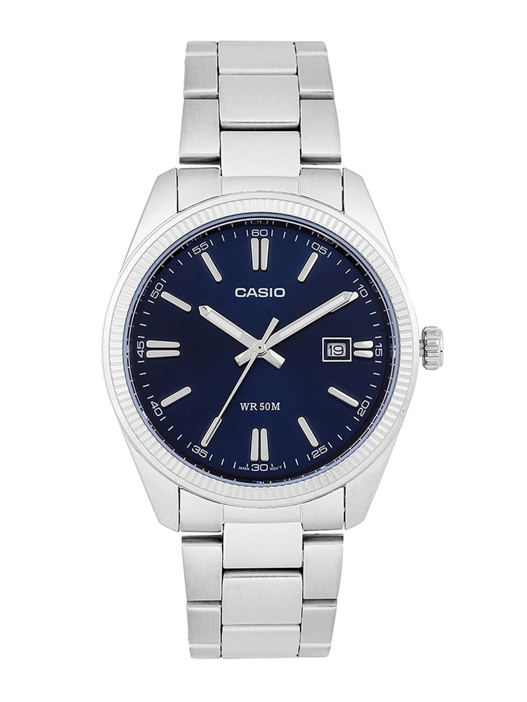 Buy CASIO Enticer Men Stainless Steel Bracelet Straps Analogue Calendar ...