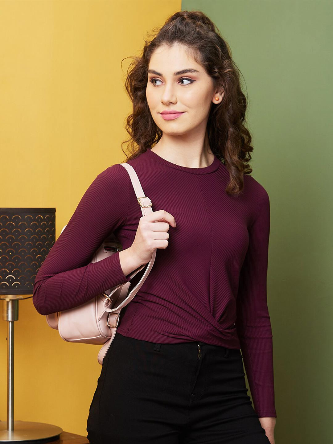 Buy Globus Opaque Twisted Top - Tops for Women 26722804 | Myntra