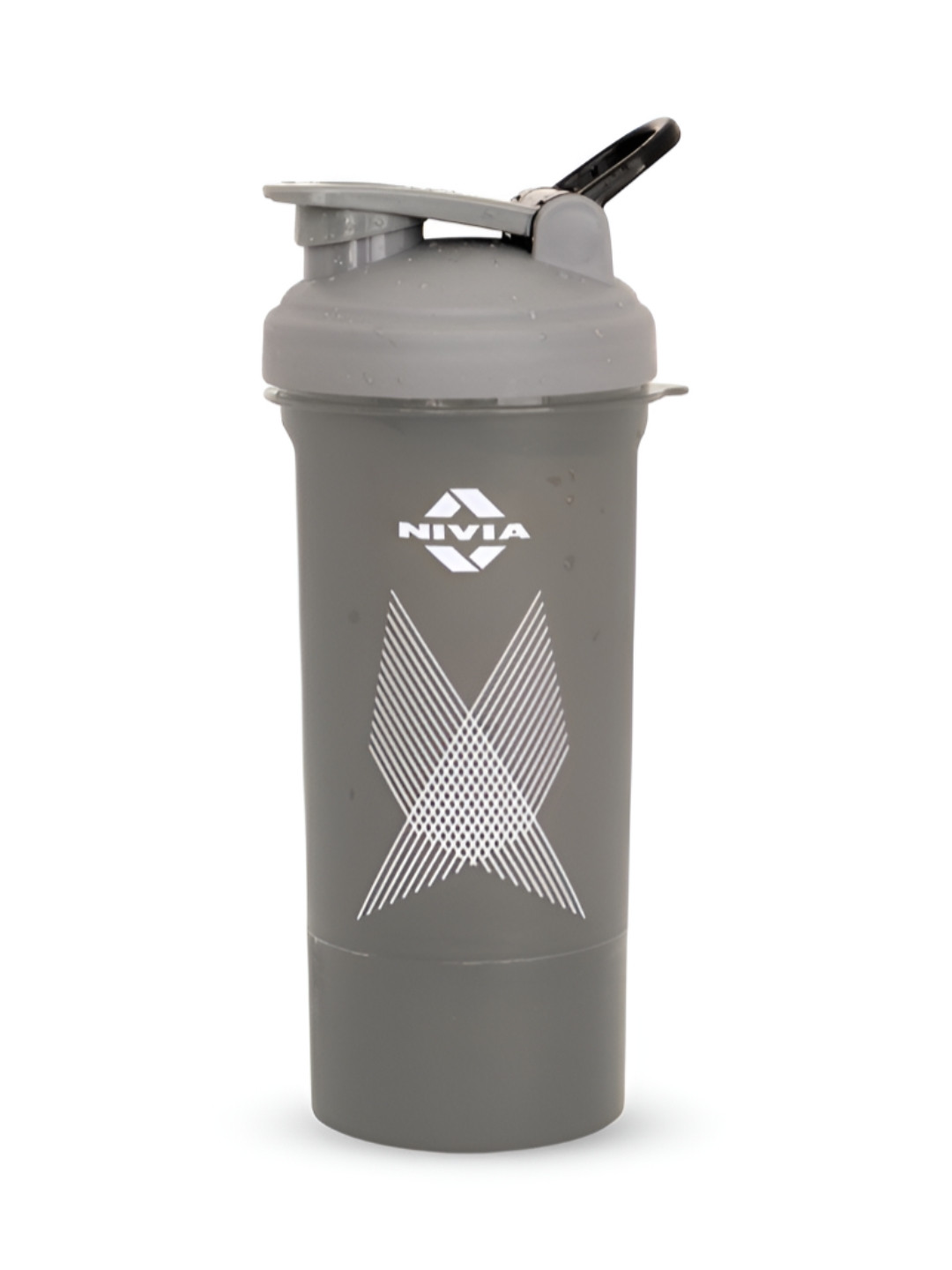 Buy NIVIA VENOM Grey & White Printed Plastic Shaker 650 Ml - Water ...