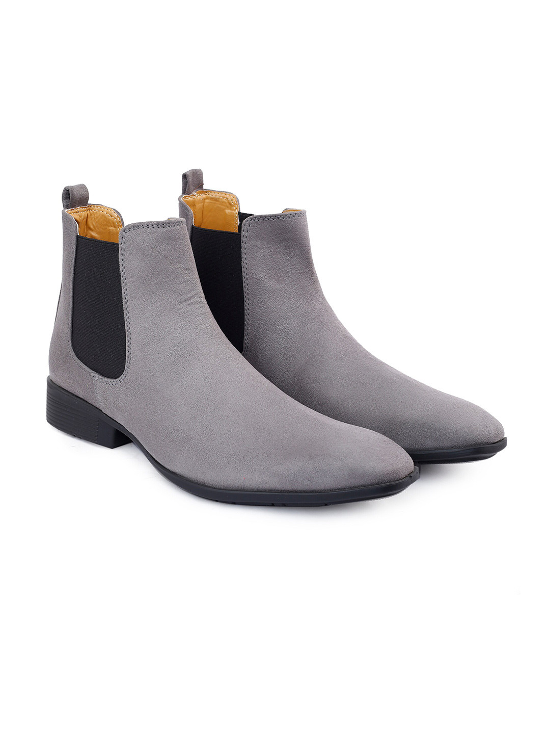 Buy INVICTUS Men Square Toe Mid Top Chelsea Boots - Boots for Men ...