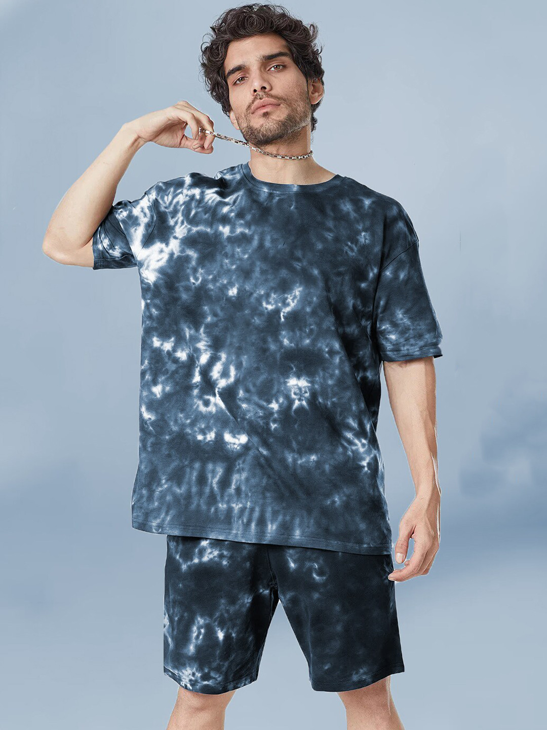 Buy FINIVO FASHION Tie And Dye Pure Cotton Night Suit - Night Suits for ...