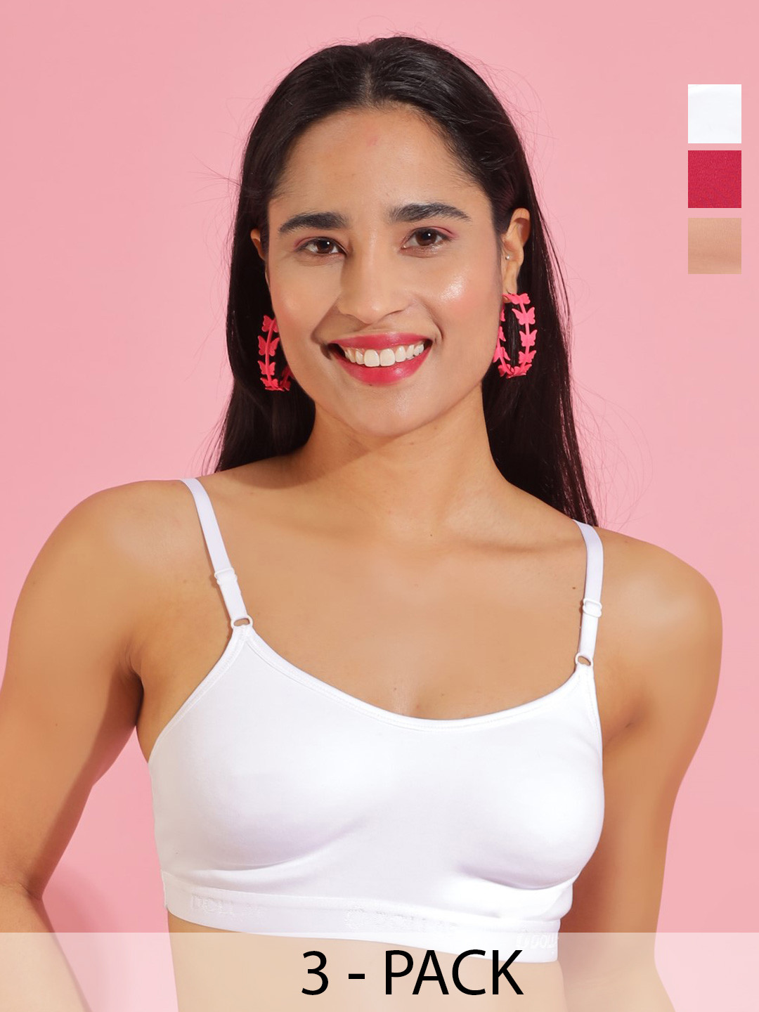 Buy Dollar Missy Pack Of 3 Anti Odour Full Coverage Beginners Cotton ...