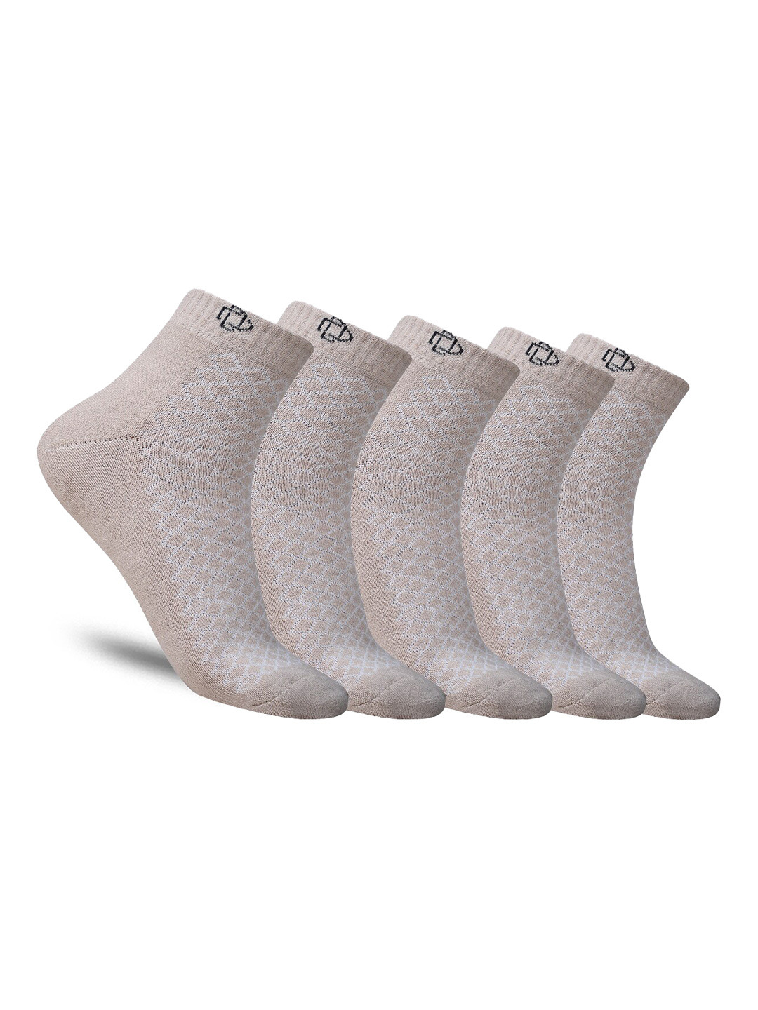 Buy Dollar Socks Pack Of 5 Patterned Cotton Ankle Length Socks - Socks ...