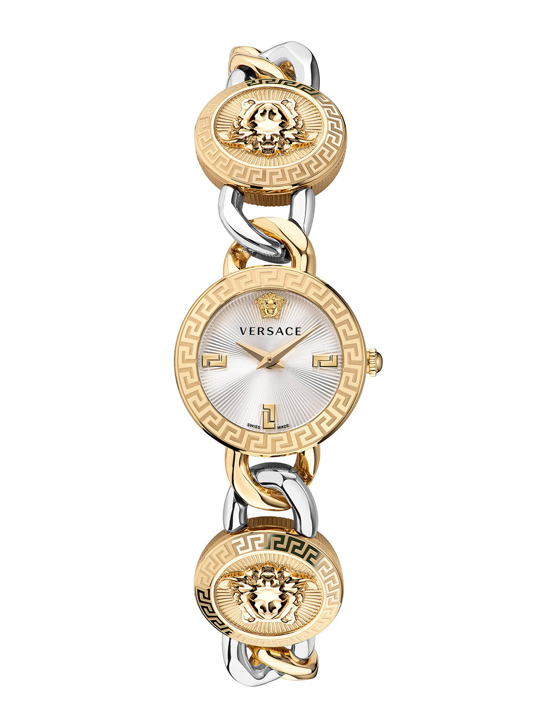 Buy Versace Women Embellished Dial & Stainless Steel Straps Analogue ...