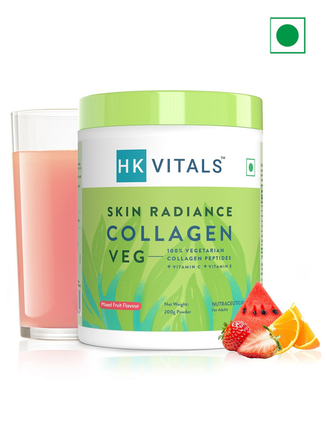 Buy HK VITALS Skin Radiance Collagen Veg Powder With Vitamin C & E 200 ...