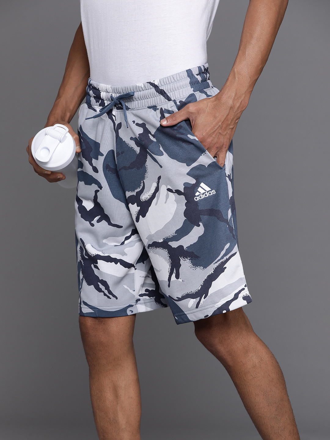 Buy ADIDAS Men Seasonal Essentials Camouflage Shorts - Shorts for Men ...