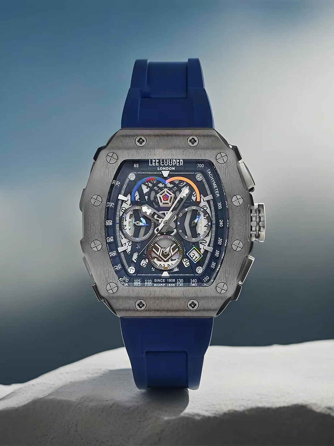 Buy Lee Cooper Men Analogue Chronograph Watch LC07810.099 - Watches for ...