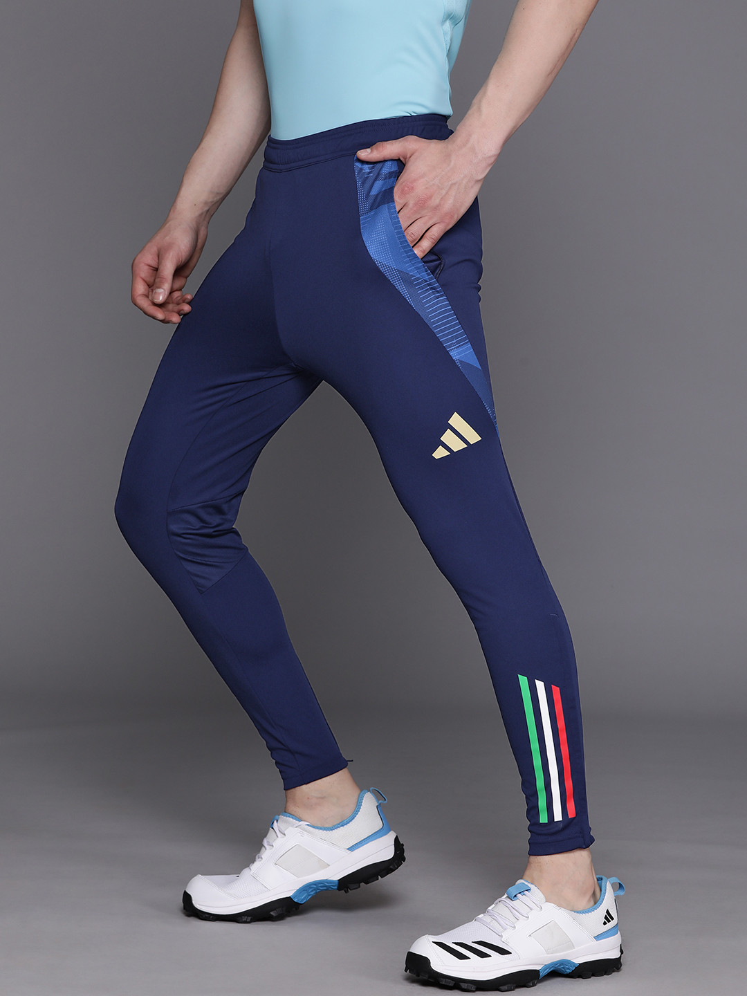 Buy ADIDAS Men Italia FIGC Football Track Pants - Track Pants for Men ...