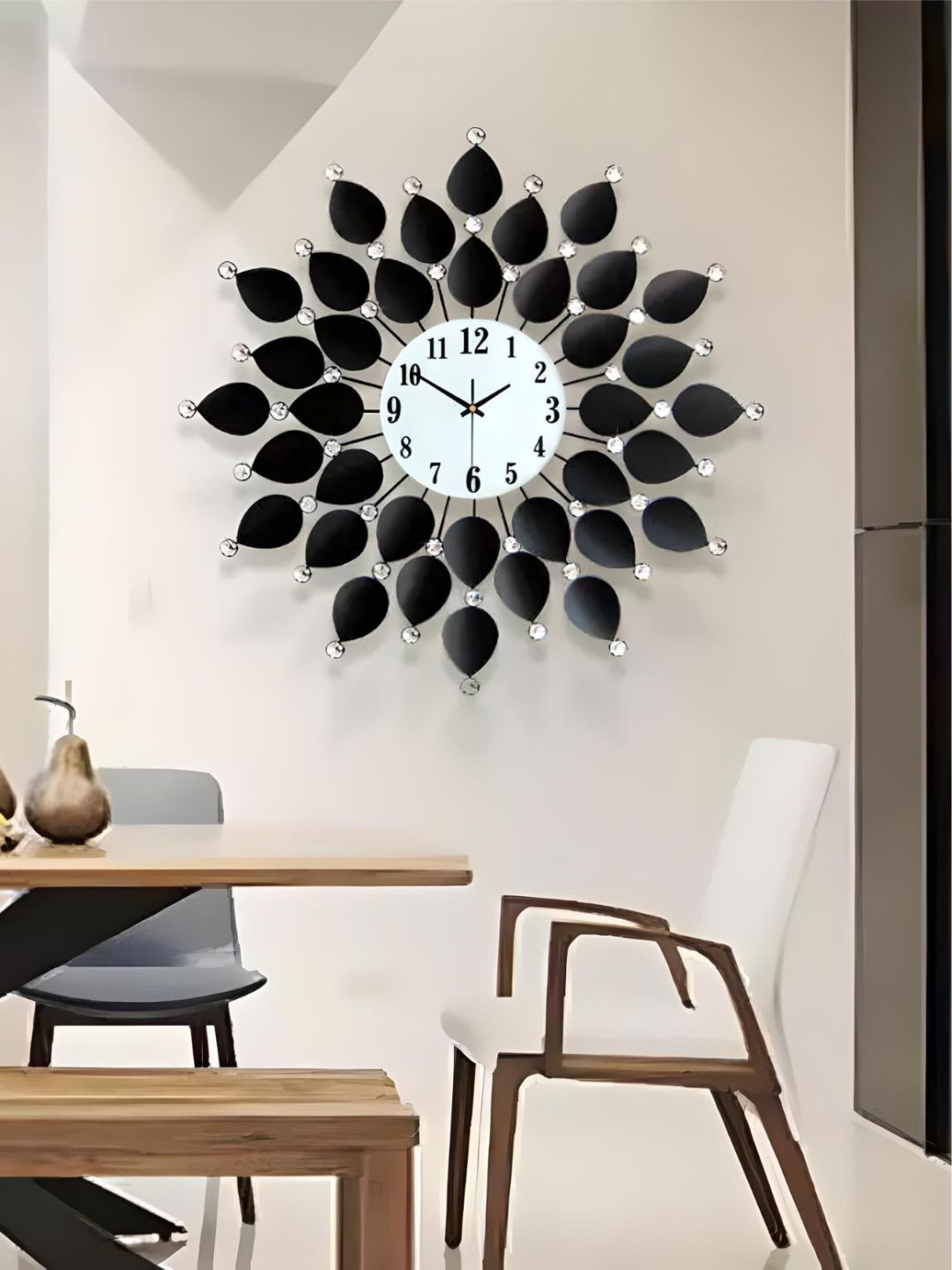 Buy The Art House Black & White Textured Abstract Shaped Contemporary ...