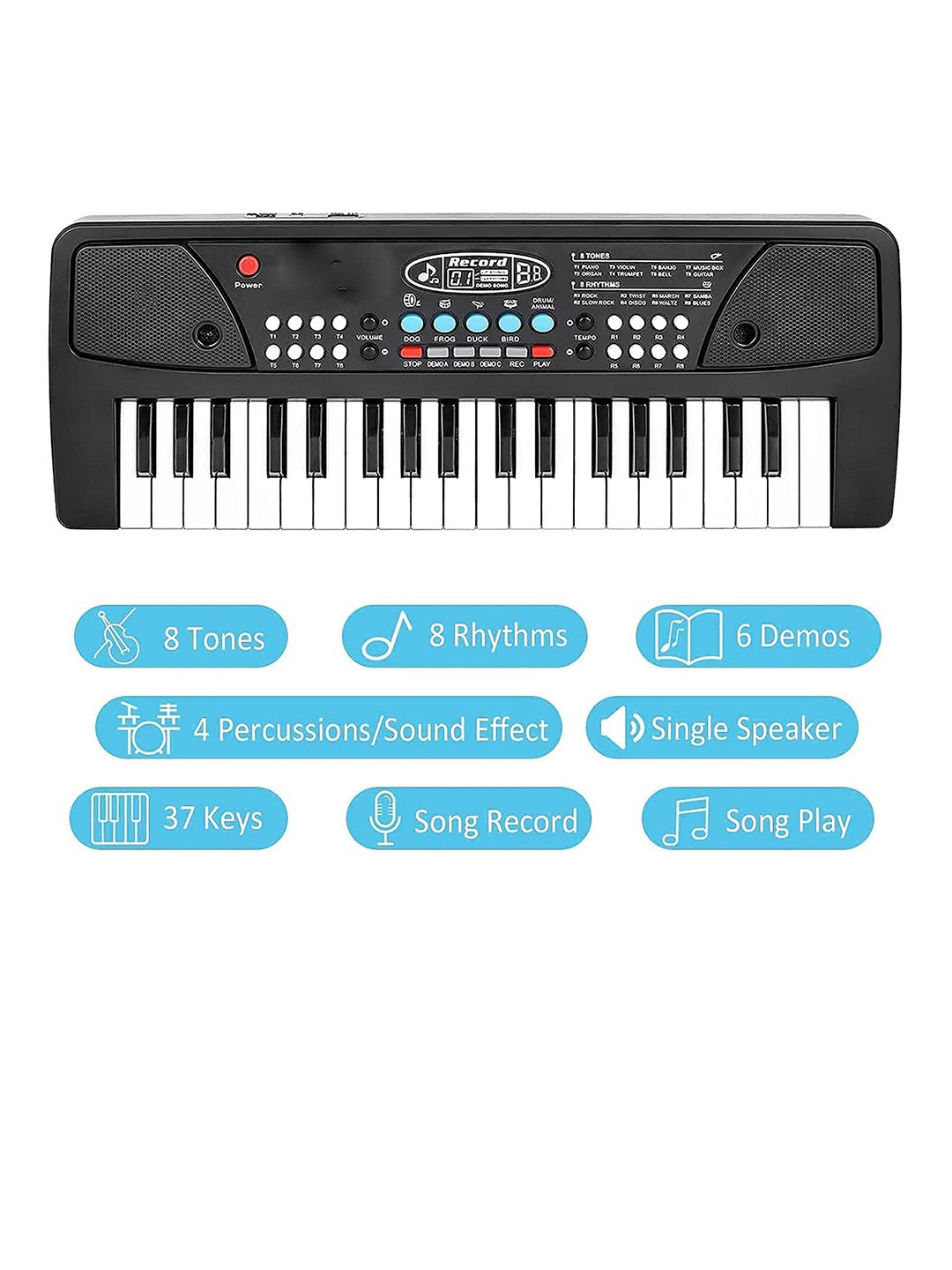Buy OPINA Kids Piano Keyboard Musical Toy With Microphone - Musical ...