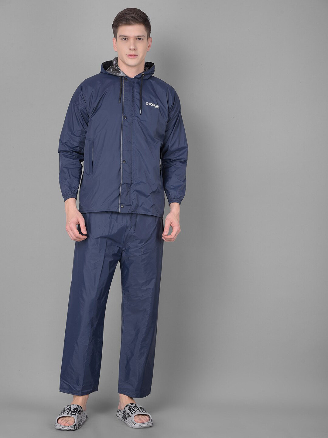 Buy Dollar Reversible Adjustable Hooded Rain Jacket - Rain Jacket for ...