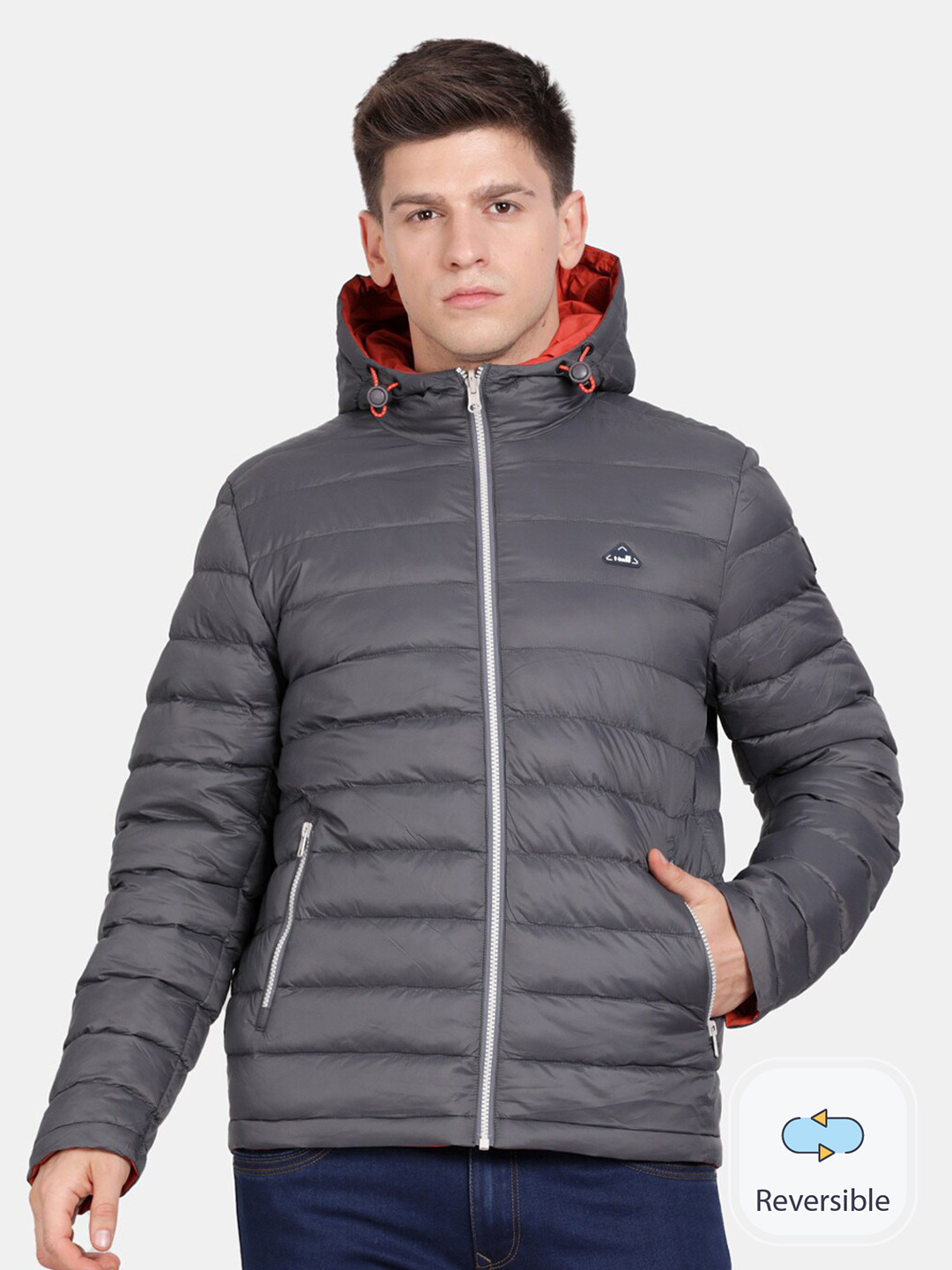 Buy T Base Hooded Reversible Puffer Jacket - Jackets for Men 26787404 ...