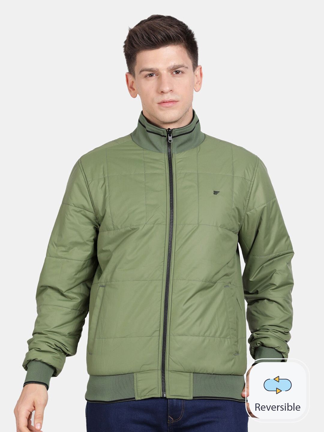 Buy T Base Reversible Bomber Jacket - Jackets for Men 26787476 | Myntra