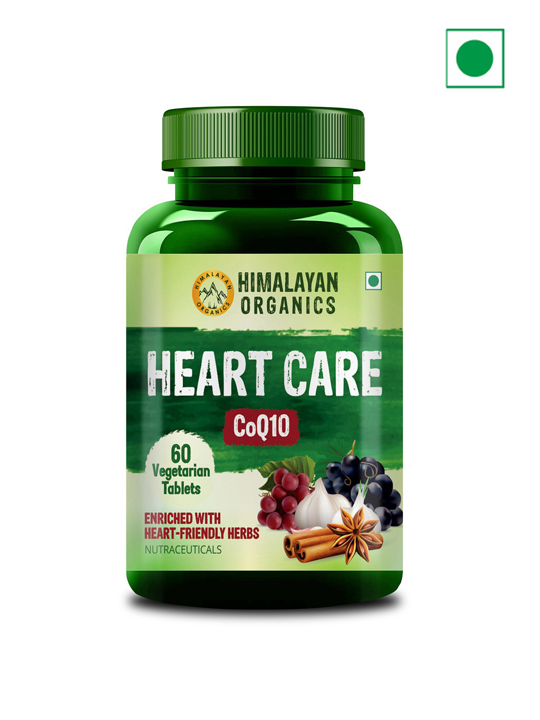 Buy Himalayan Organics Heart Care Tablets 60 Tablets - Nutrition And ...