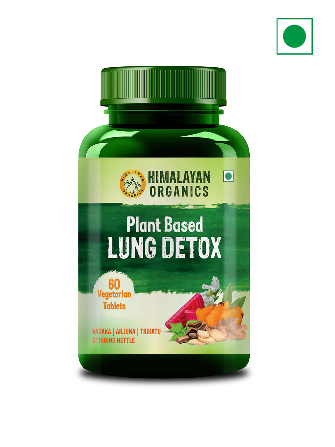 Buy Himalayan Organics Plant Based Lung Detox Tablets For Respiratory ...