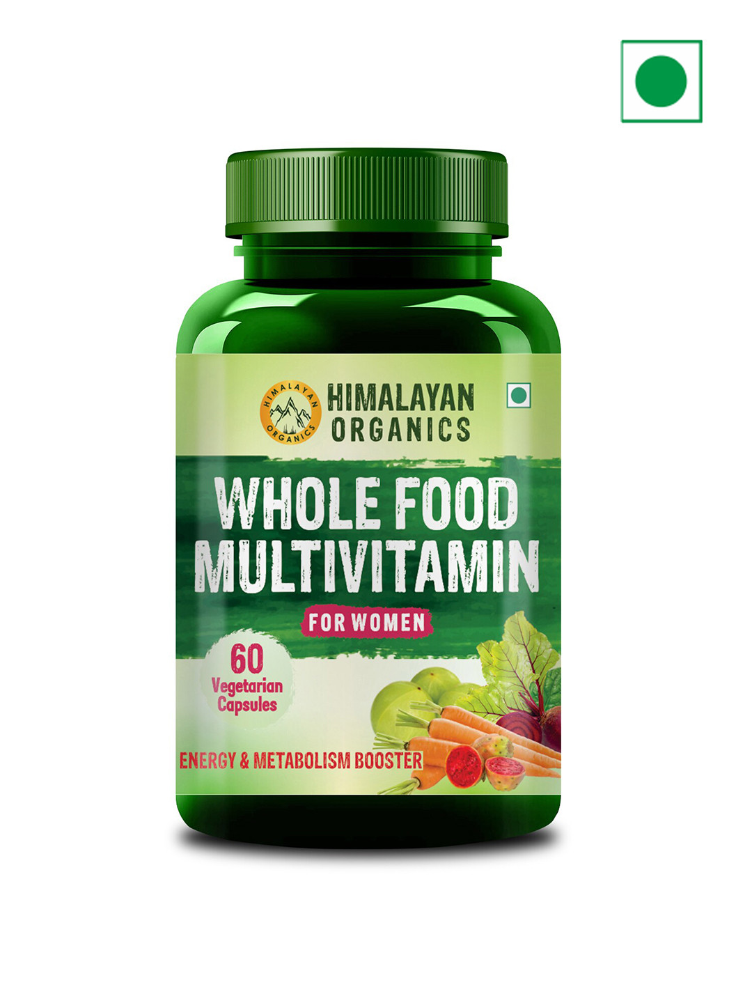Buy Himalayan Organics Women Whole Food Multivitamin Capsules 60 ...