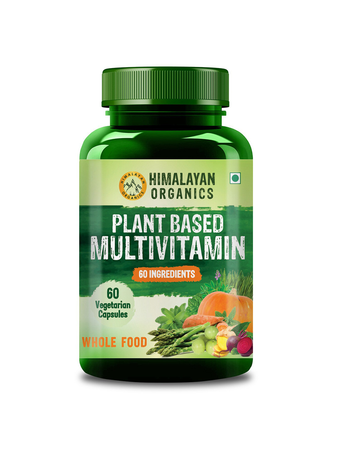 Buy Himalayan Organics Plant Based Multivitamin Whole Food Capsules 60 ...
