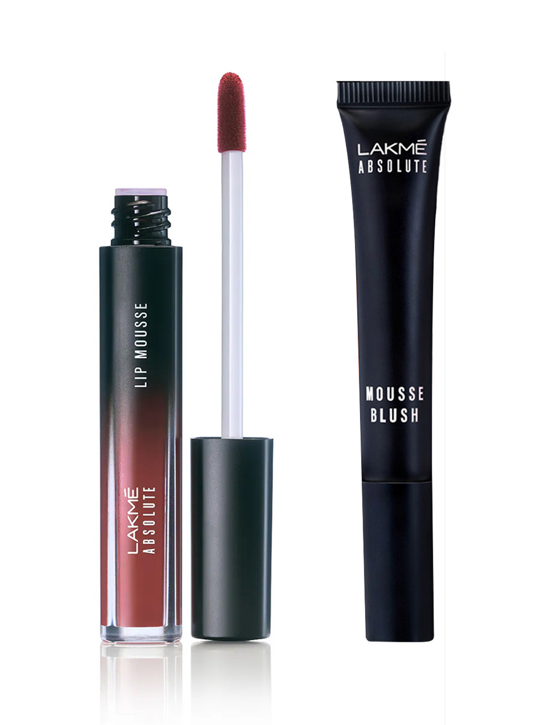 Buy Lakme Absolute Lip Mousse Chocolate Temptation 304 & Velvet Matte ...