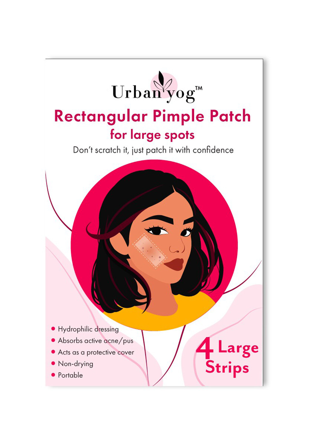 Buy URBANYOG Rectangular Pimple Patch 4 Large Strips - Eye Mask And Patches for Unisex 26810812 ...