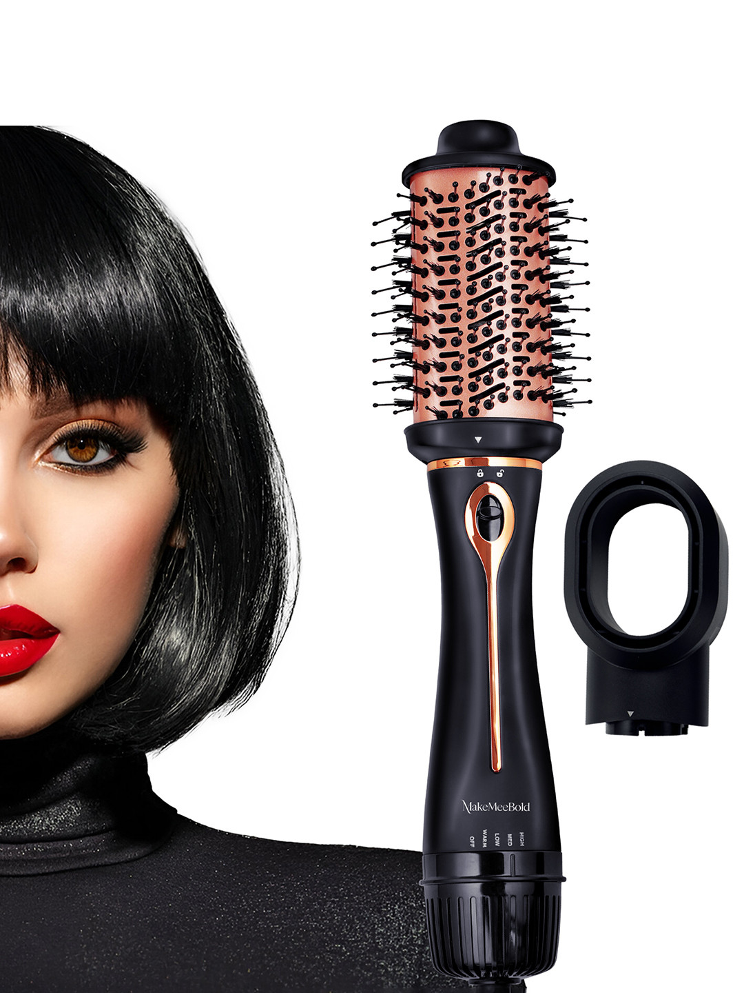 Buy URBANYOG MakeMeeBold 3 In 1 Hot Air Brush Black - Dryers for Unisex ...