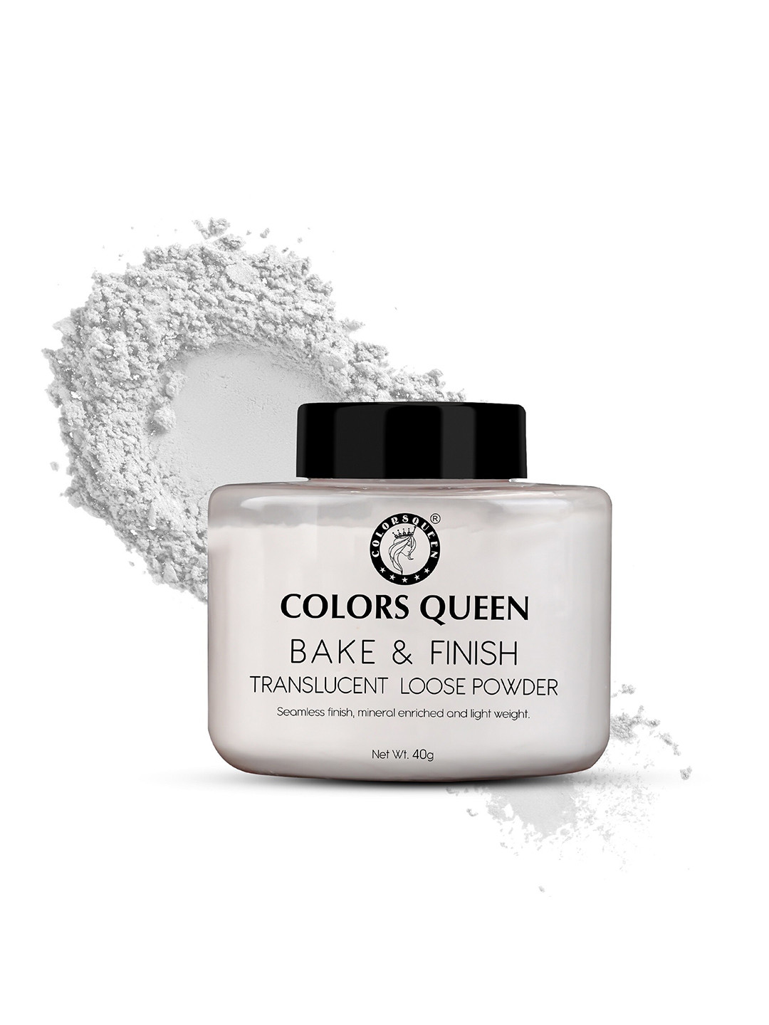 Buy Colors Queen Bake & Finish Translucent Light Weight Loose Powder ...