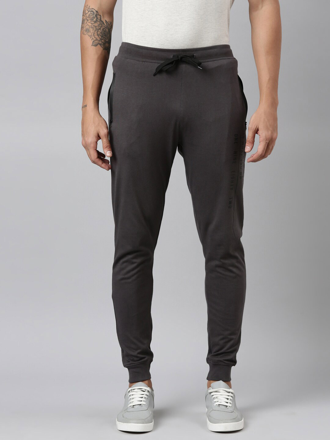 Buy DIXCY SCOTT Men Printed High Rise Ankel Length & Side Pocket Jogger ...