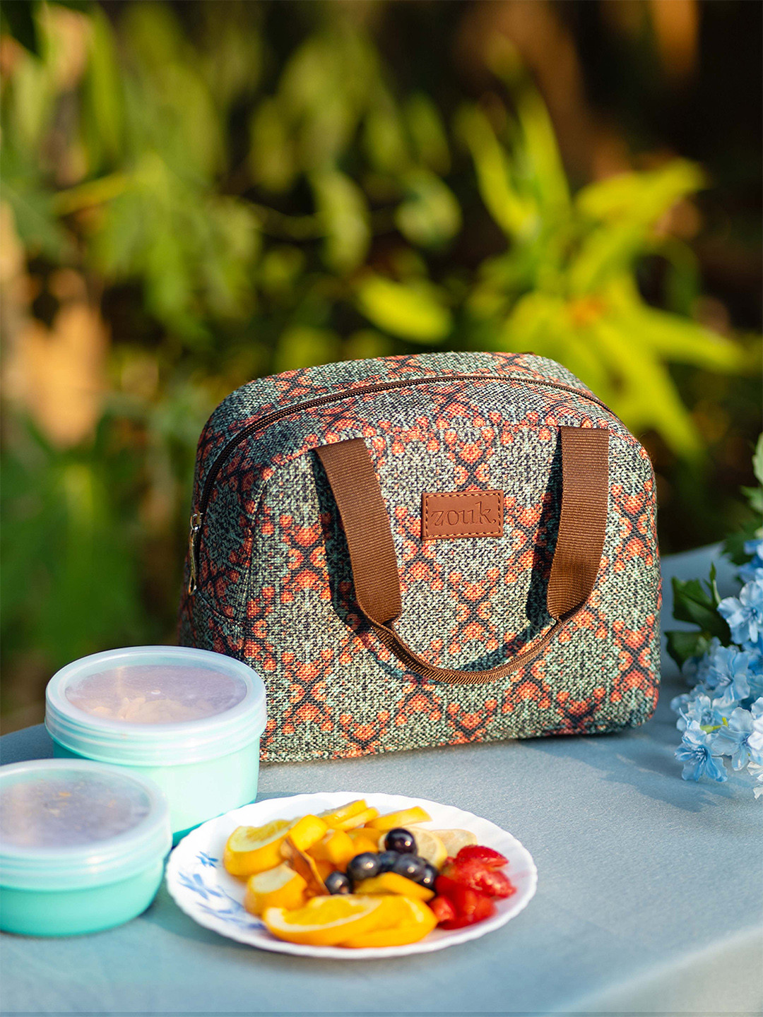 Buy ZOUK Printed Insulated Lunch Bag - Travel Accessory for Women ...