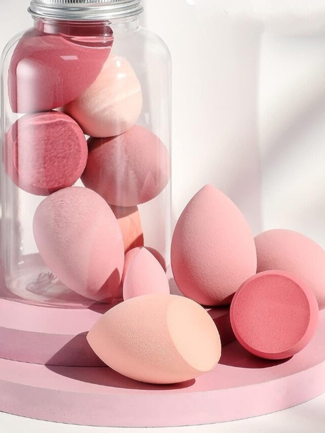 Buy FEELHIGH Set Of 7 Makeup Blender Sponges With Mini Sponge - Sponge ...