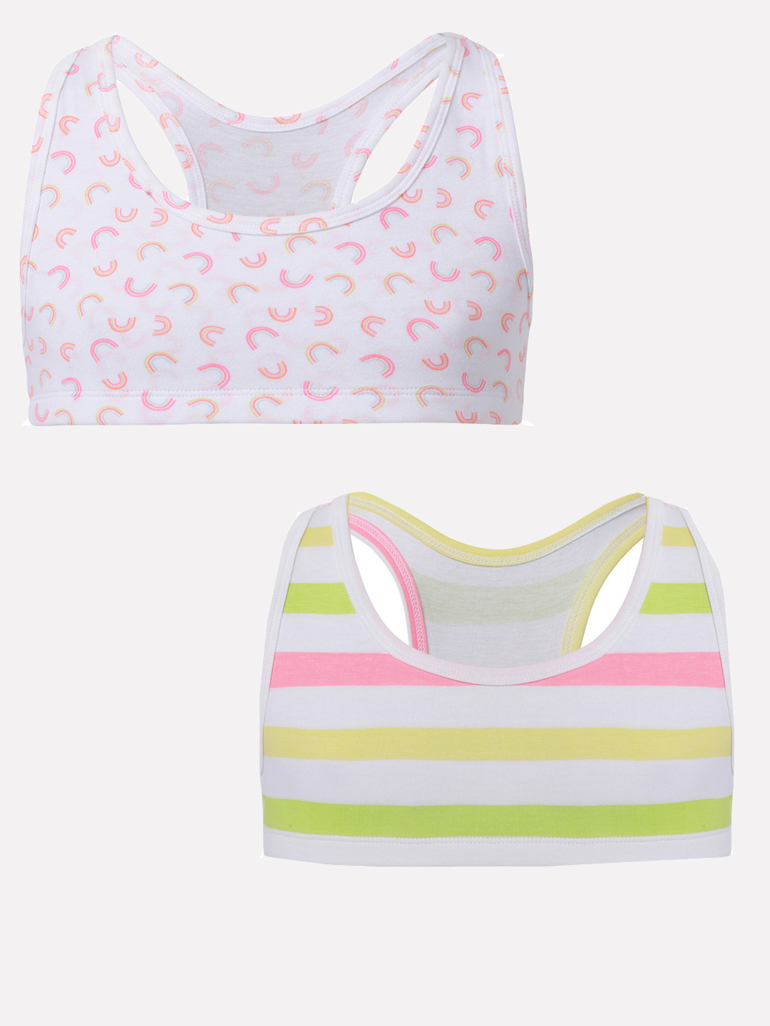 Buy Charm N Cherish Girls Pack Of 2 Full Coverage All Day Comfort Beginners Bra - Bra for Girls ...