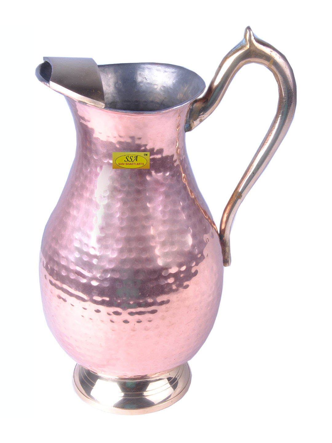 Buy Shivshakti Arts Copper Toned Easy To Clean Water Jug 1.7 L - Water ...