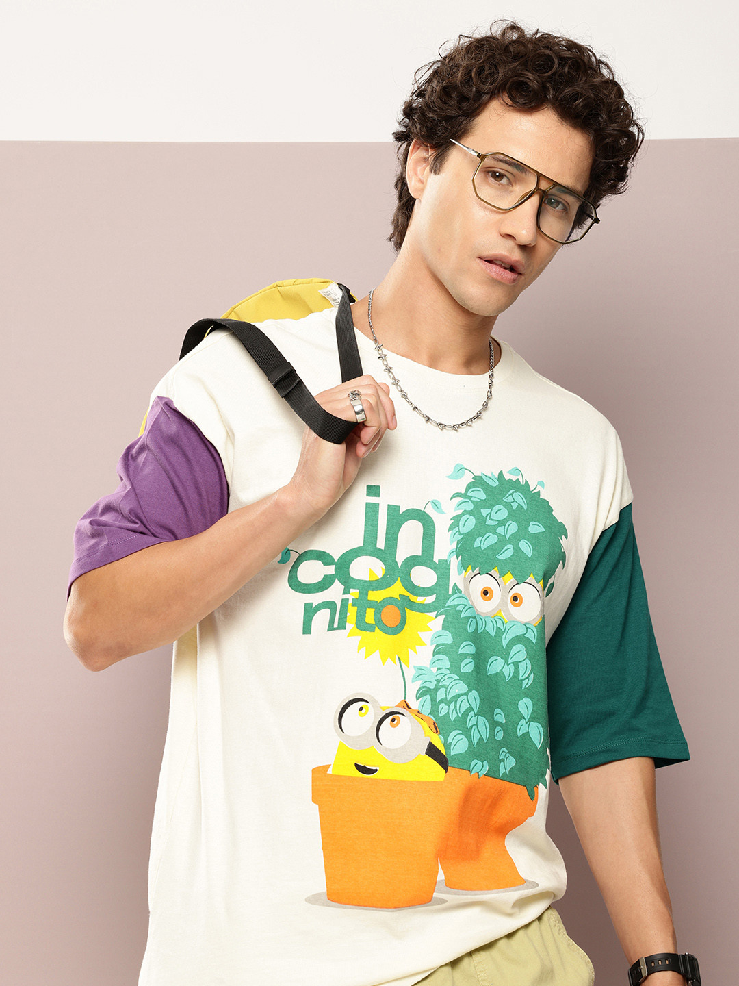 Buy Minions By Kook N Keech Minions Printed Oversized Pure Cotton T ...