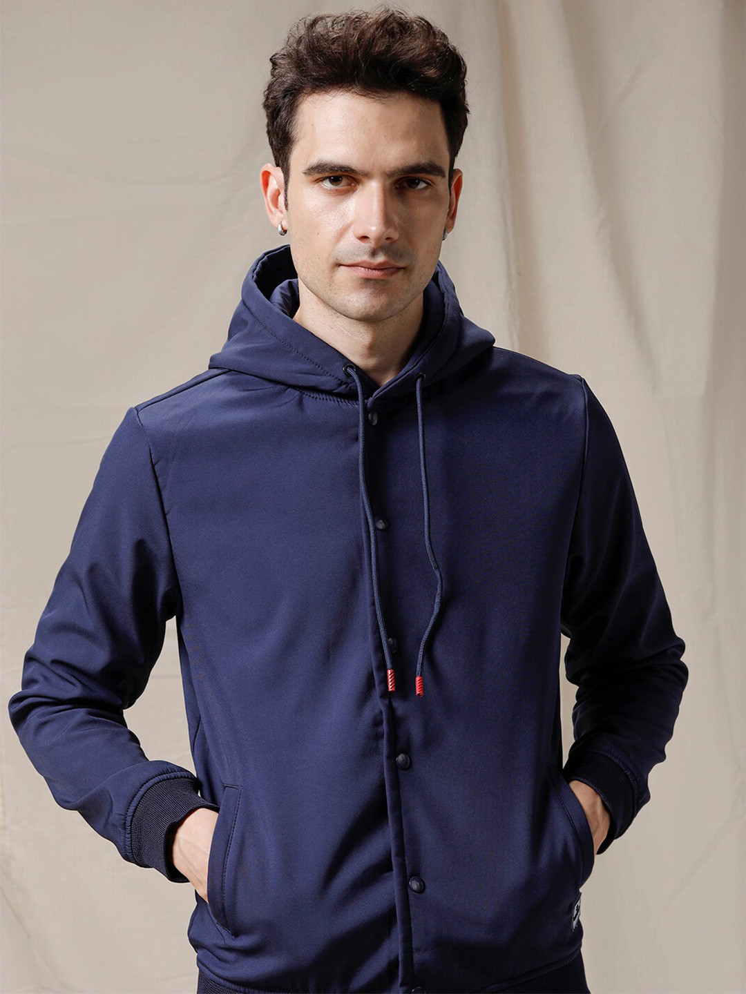 Buy WROGN Hooded Acrylic Bomber Jacket - Jackets for Men 26905640 | Myntra