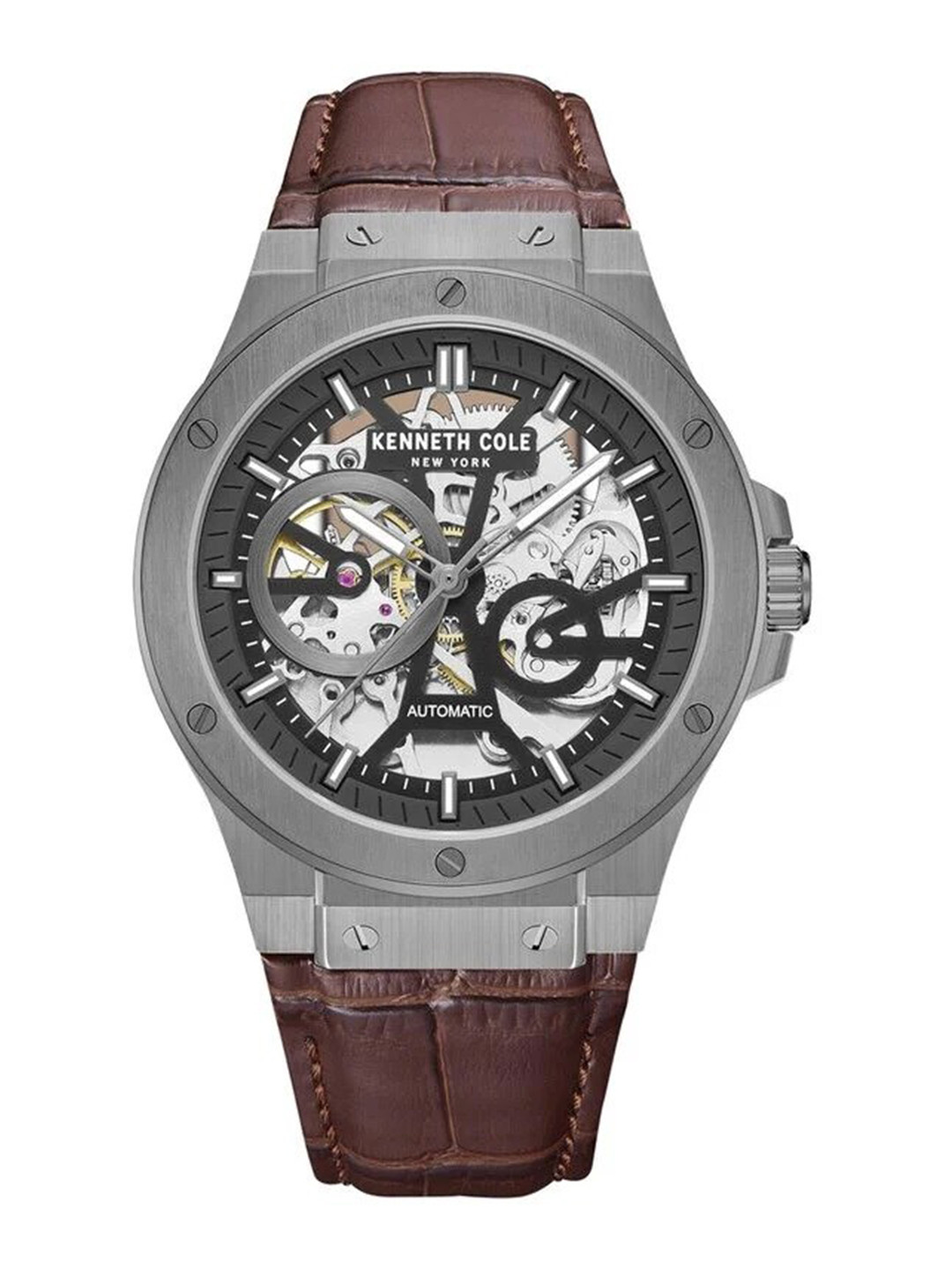Buy Kenneth Cole New York Men Skeleton Dial Analogue Automatic Motion ...