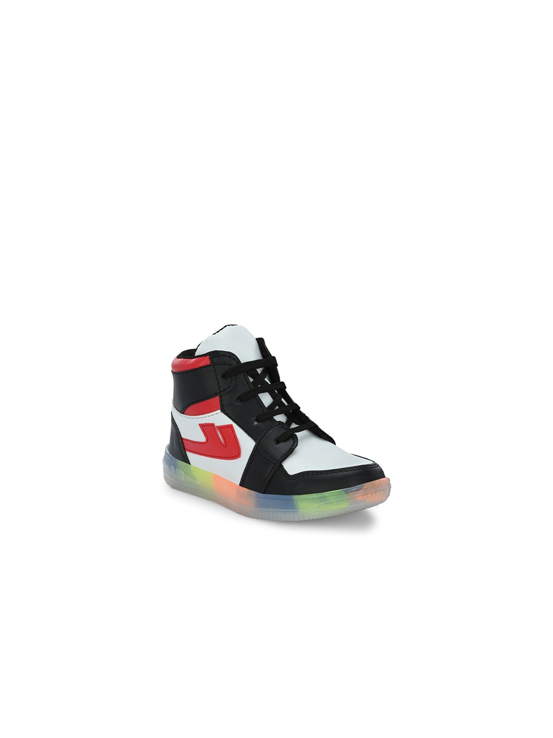 Buy BAESD Kids Colourblocked Round Toe Mid Top Sneakers - Casual Shoes ...