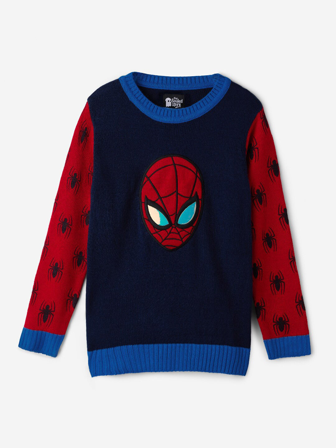 Buy The Souled Store Boys Superhero Printed Pullover Sweaters ...