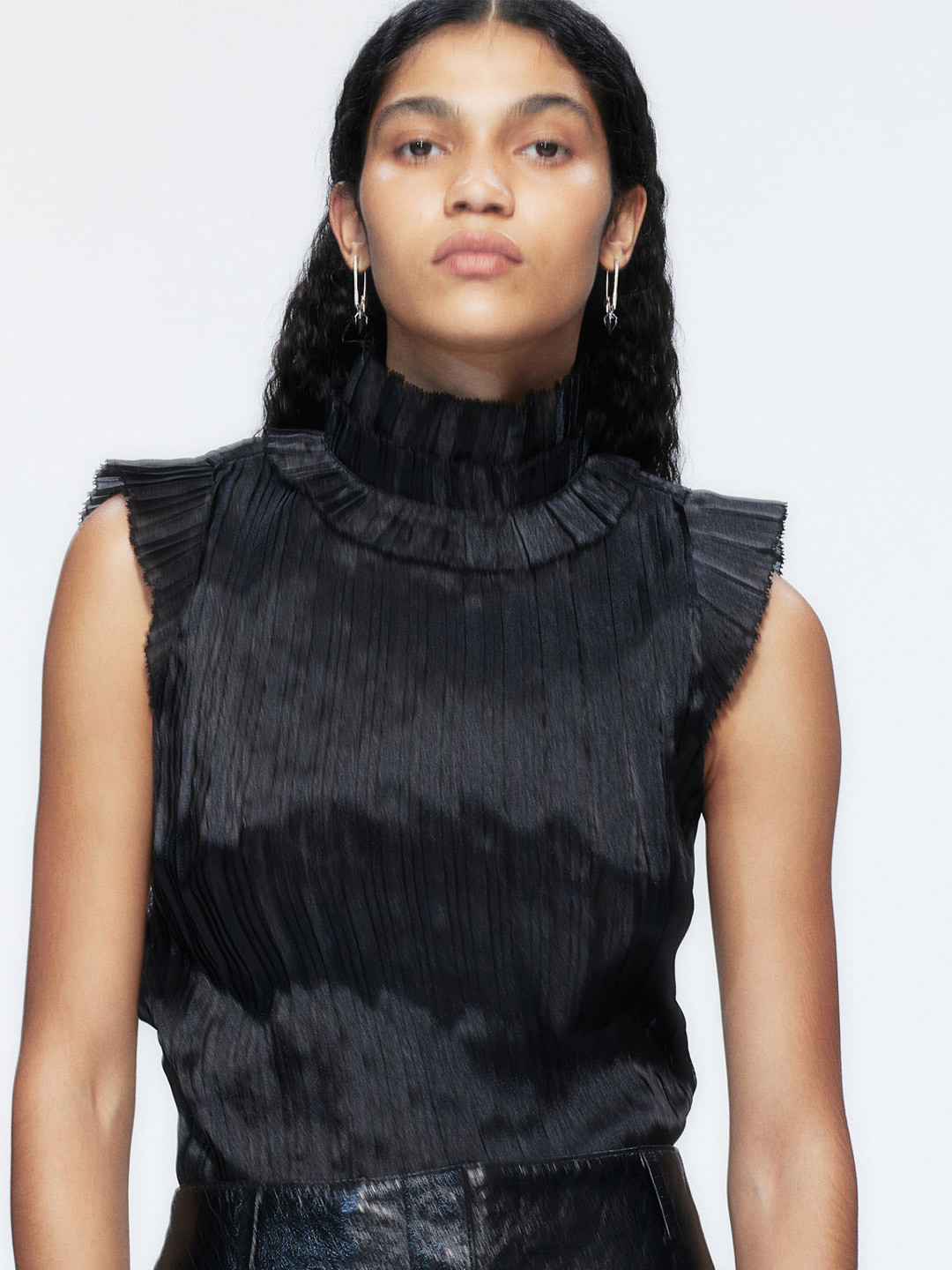 Buy H&M Frilled Pleated Top - Tops for Women 26921702 | Myntra