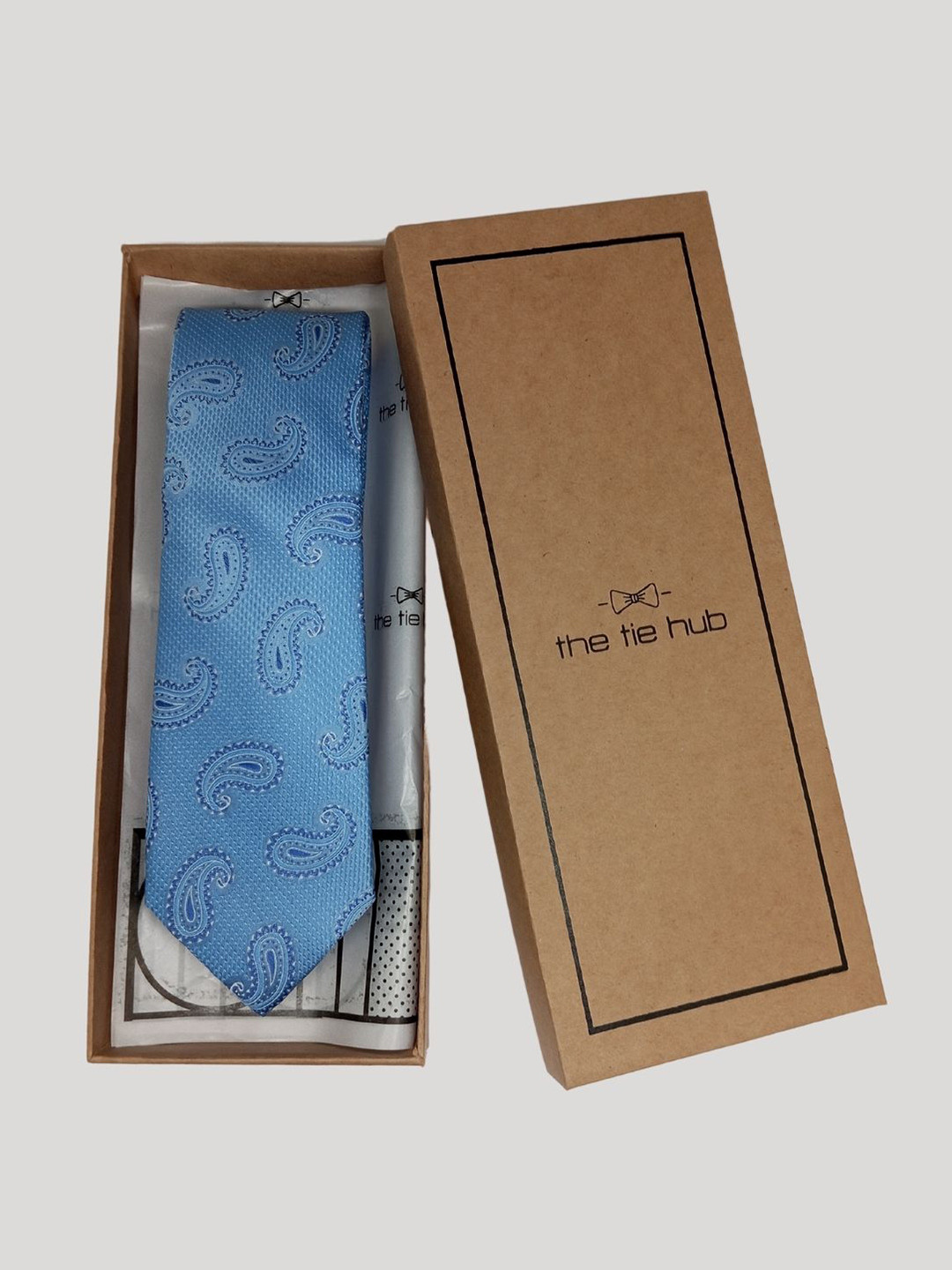 Buy The Tie Hub Men Paisley Woven Design Silk Broad Tie - Ties for Men ...
