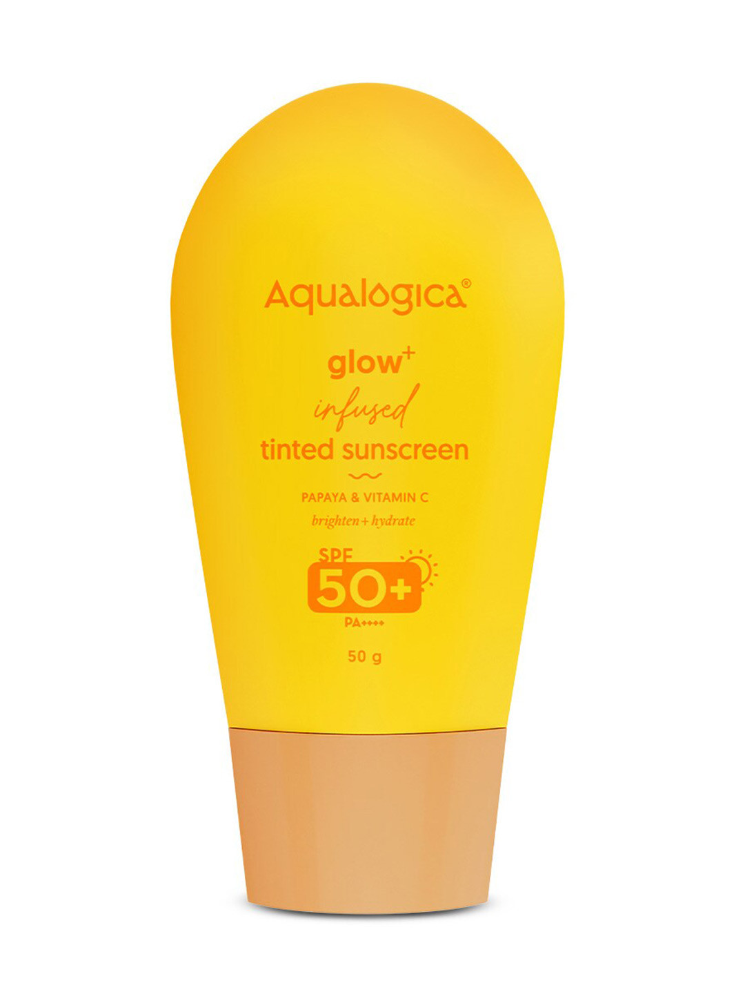 Buy Aqualogica Glow+ Infused Tinted Sunscreen SPF 50+ PA++++ 50g - Face ...
