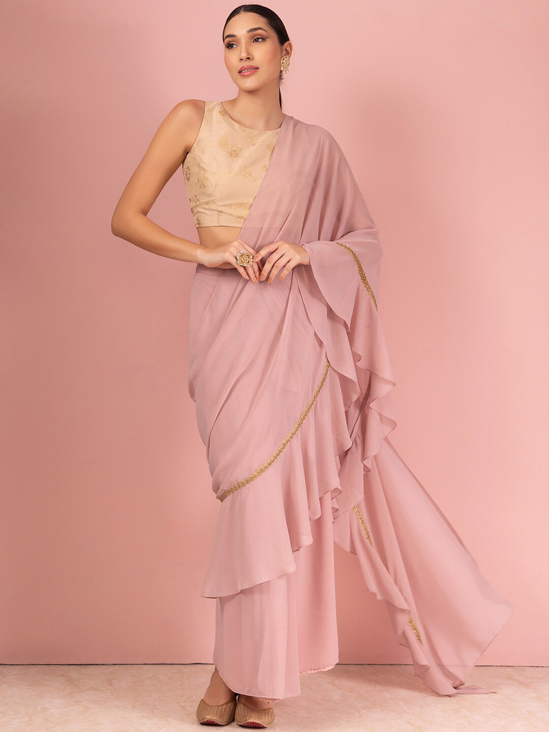 Buy INDYA Ready To Wear Saree - Sarees for Women 26936924 | Myntra