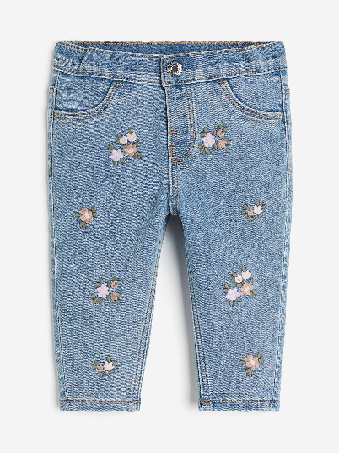 Buy H&M Girls Embroidered Jeans - Jeans for Girls 26942180 | Myntra