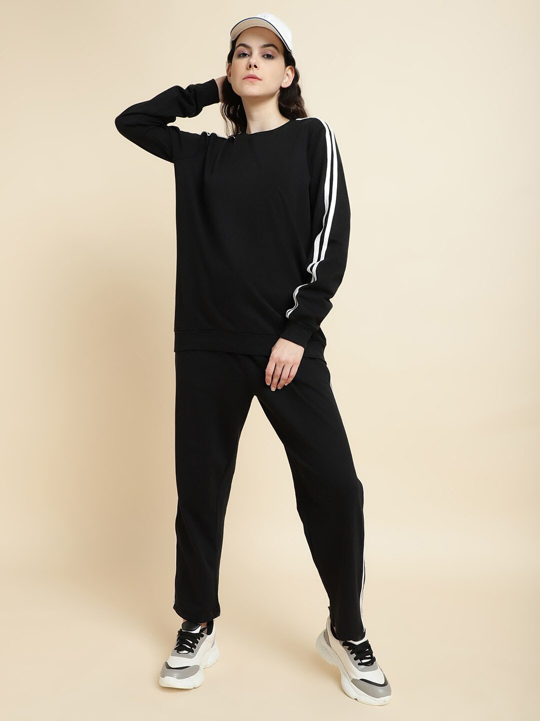 Buy UnaOne Cotton Mid Rise Casual Tracksuit - Tracksuits for Women ...