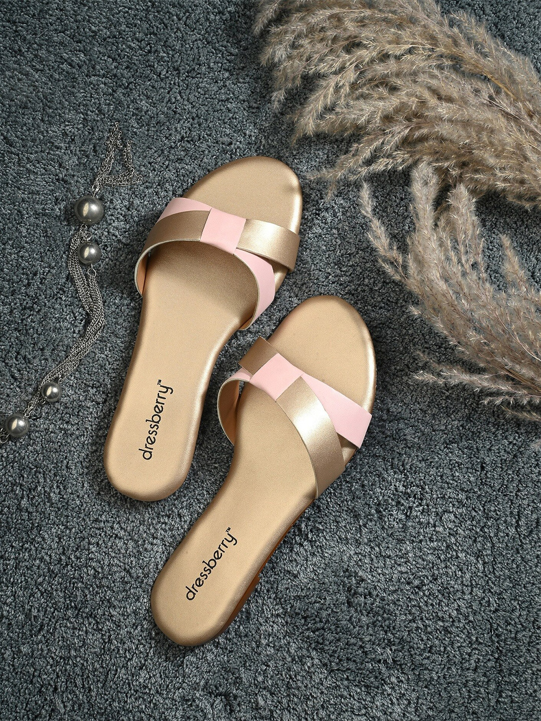 Buy DressBerry Colourblocked Open Toe Flats - Flats for Women 26951476 ...