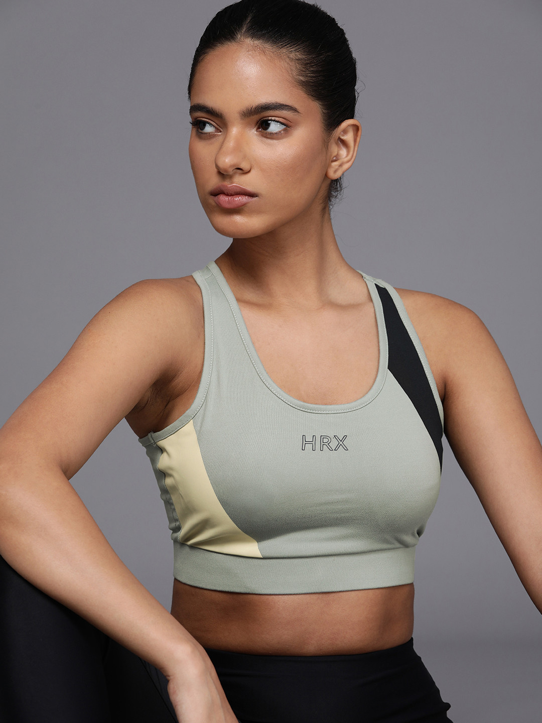 Buy HRX By Hrithik Roshan Full Coverage Rapid Dry Lightly Padded Bra ...
