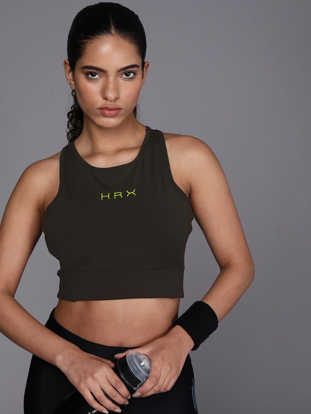 Buy HRX By Hrithik Roshan Medium Coverage Lightly Padded Running Rapid ...