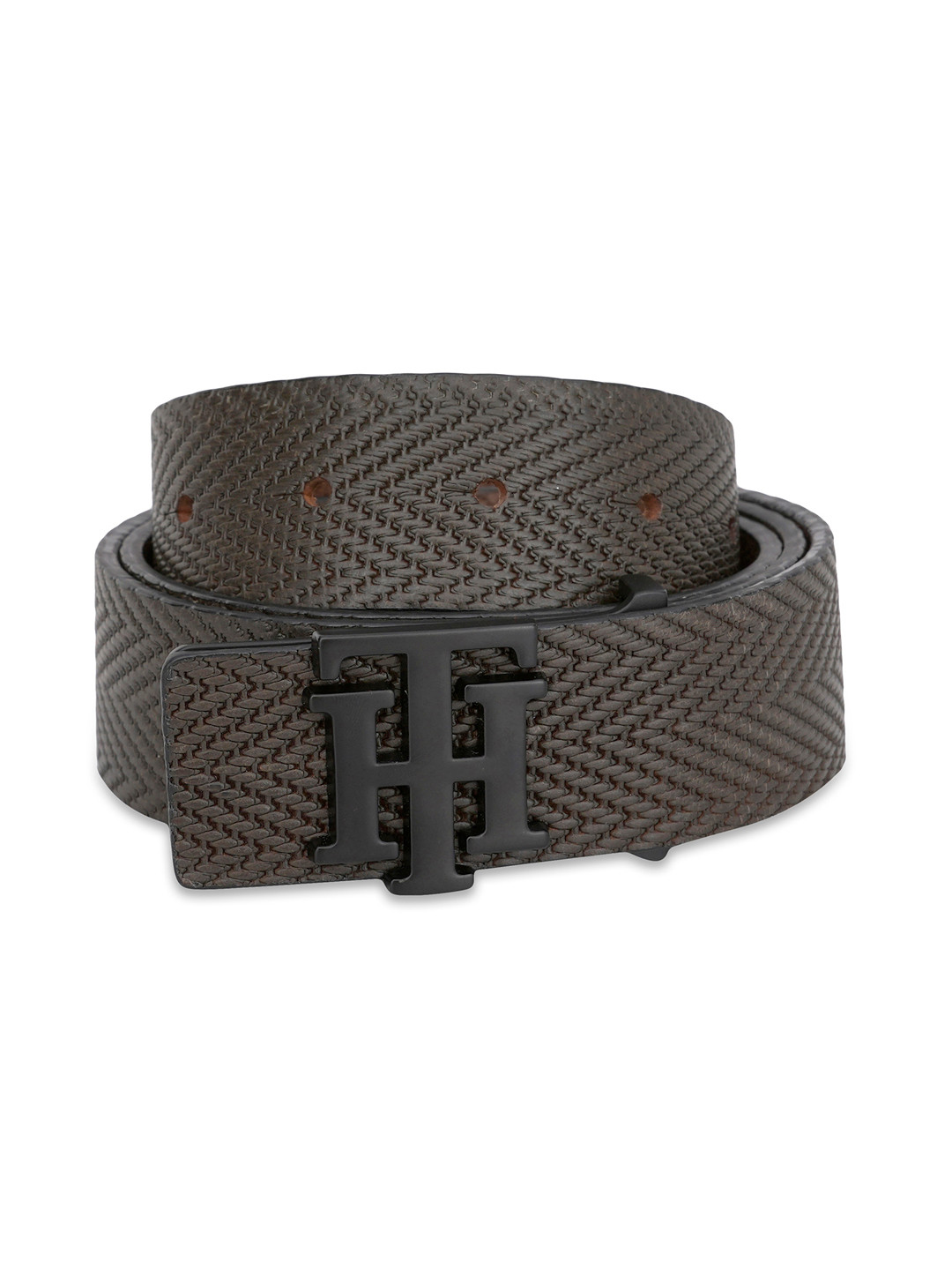 Buy Tommy Hilfiger Men Textured Leather Belt - Belts for Men 26958742 ...