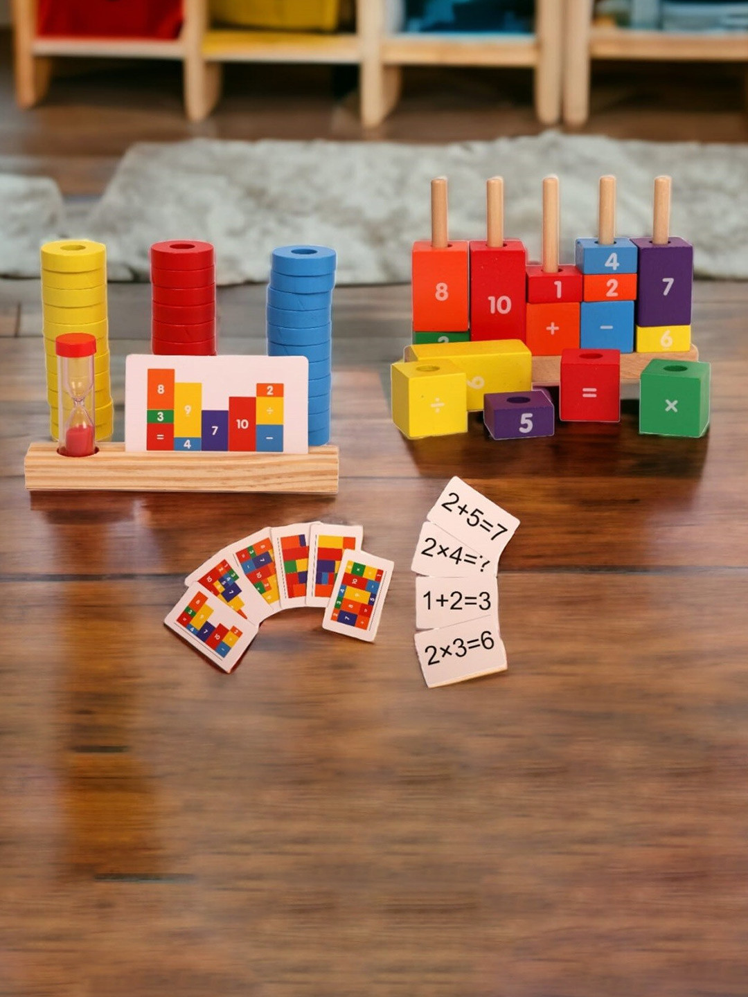 Buy CHOCOZONE Kids Numbers Shapes Matching Maths Toy - Learning And ...